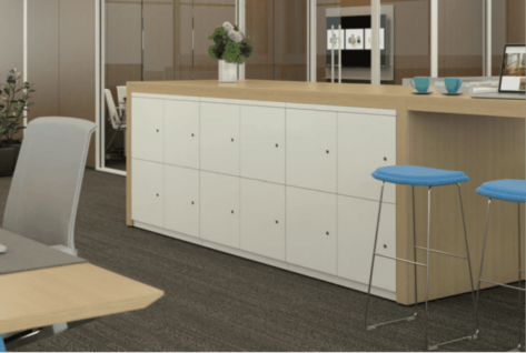 Hot-Desking Storage Ideas for a More Organized Workplace - Office Interiors